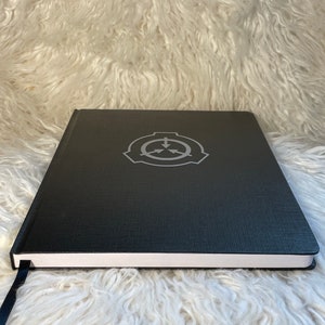 SCP Foundation Black Faux Leather Lined Hardback Notebook - Etsy