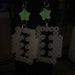 Glow in the Dark Perler Razor Blade Earrings - Etsy