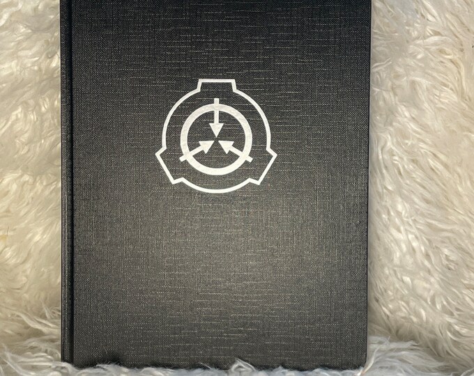 SCP Foundation Black Faux Leather Lined Hardback Notebook - Etsy