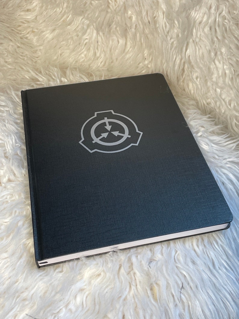 SCP Foundation Black Faux Leather Lined Hardback Notebook - Etsy