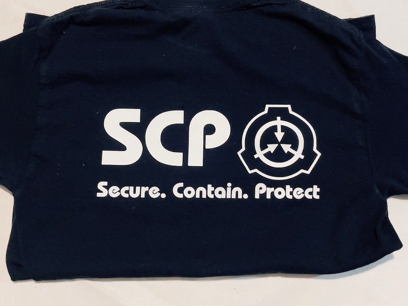 SCP Black T-shirt - Etsy