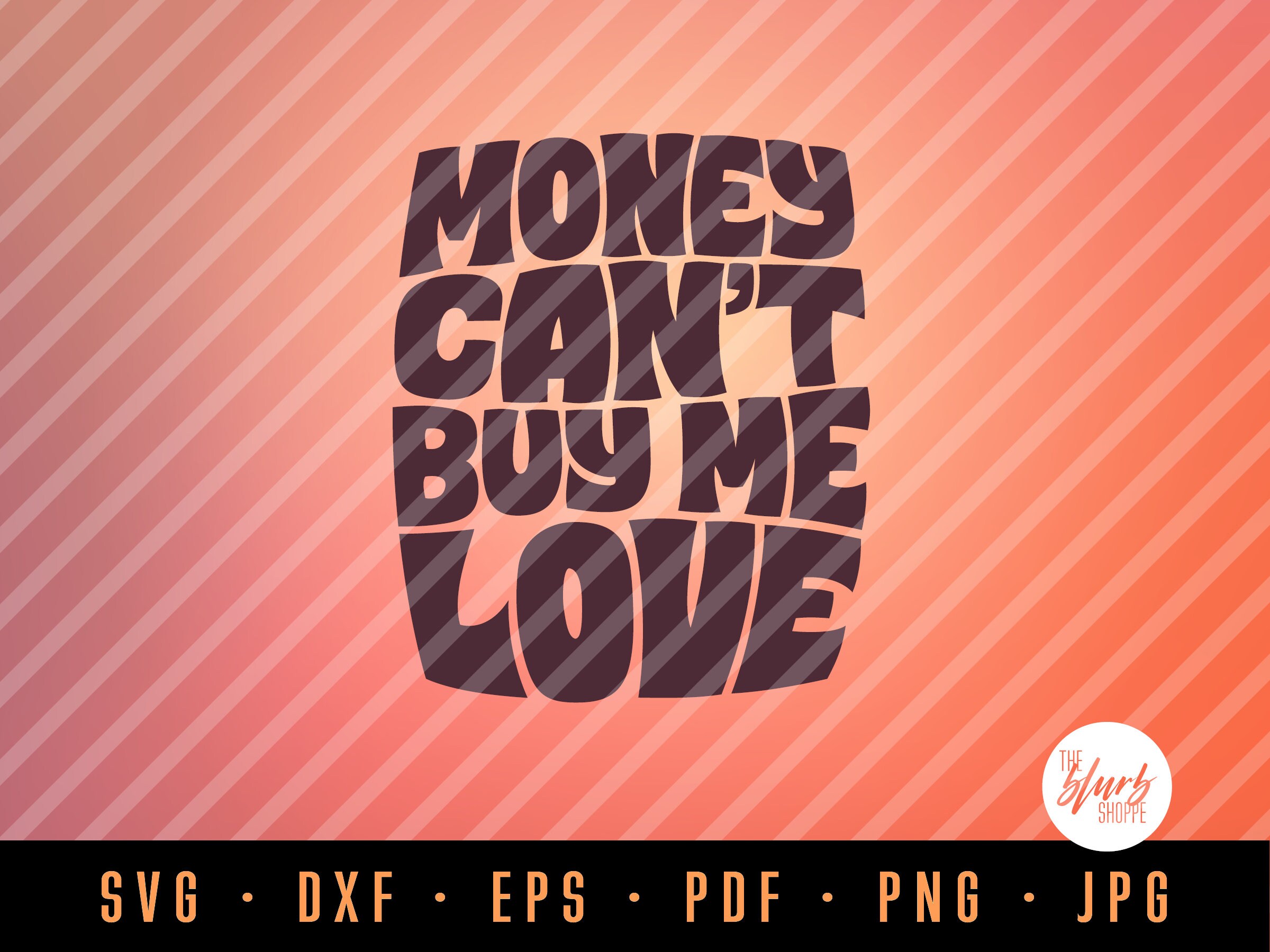 Buy Money Can't Buy Me Love Hand-lettered Beatles Lyrics Cut and ...