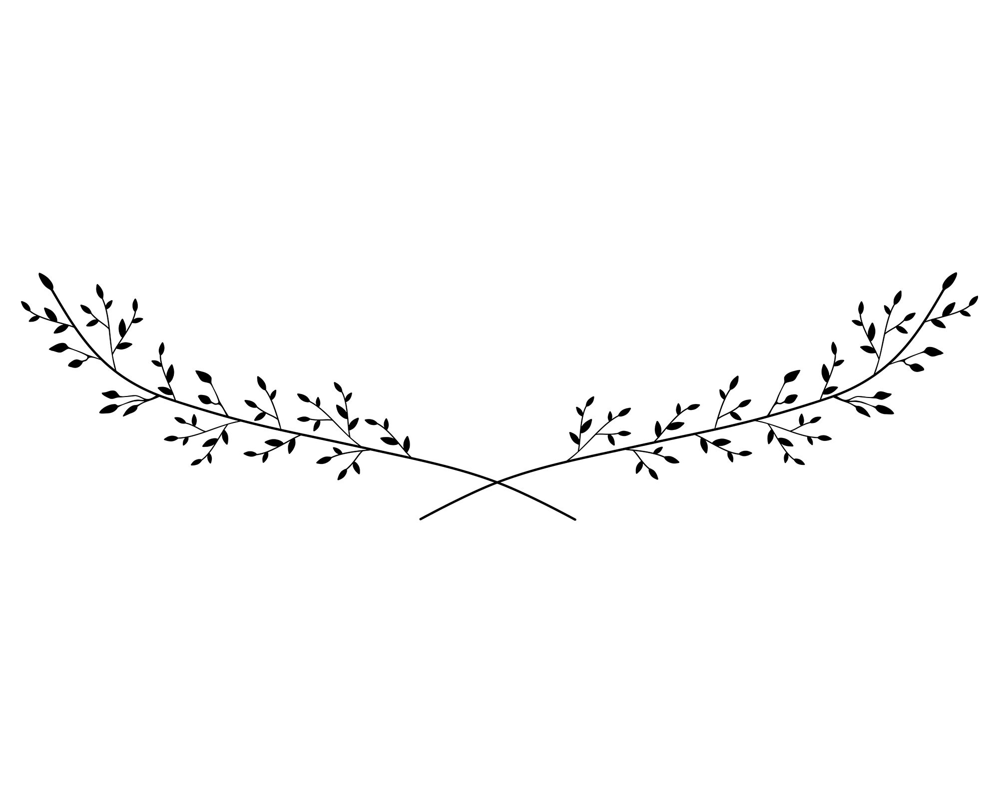 Floral Header 4 SVG | Etsy