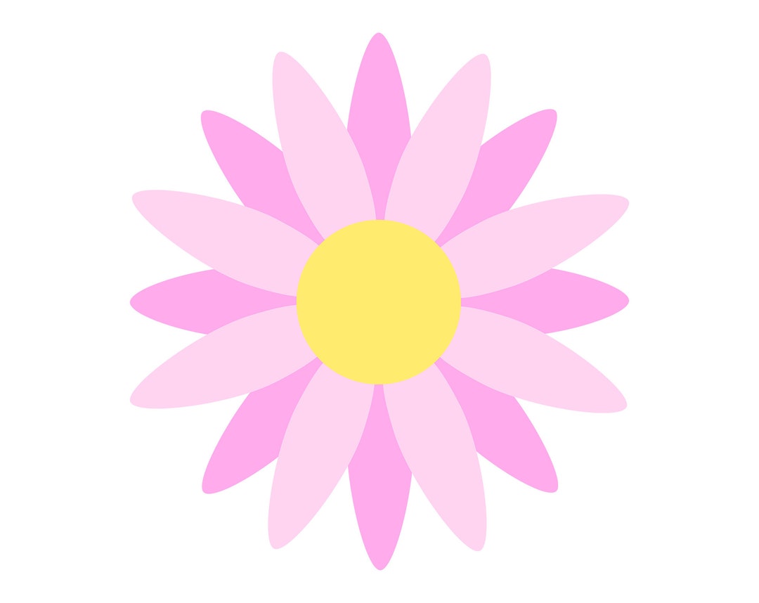 Simple Flower SVG - Etsy