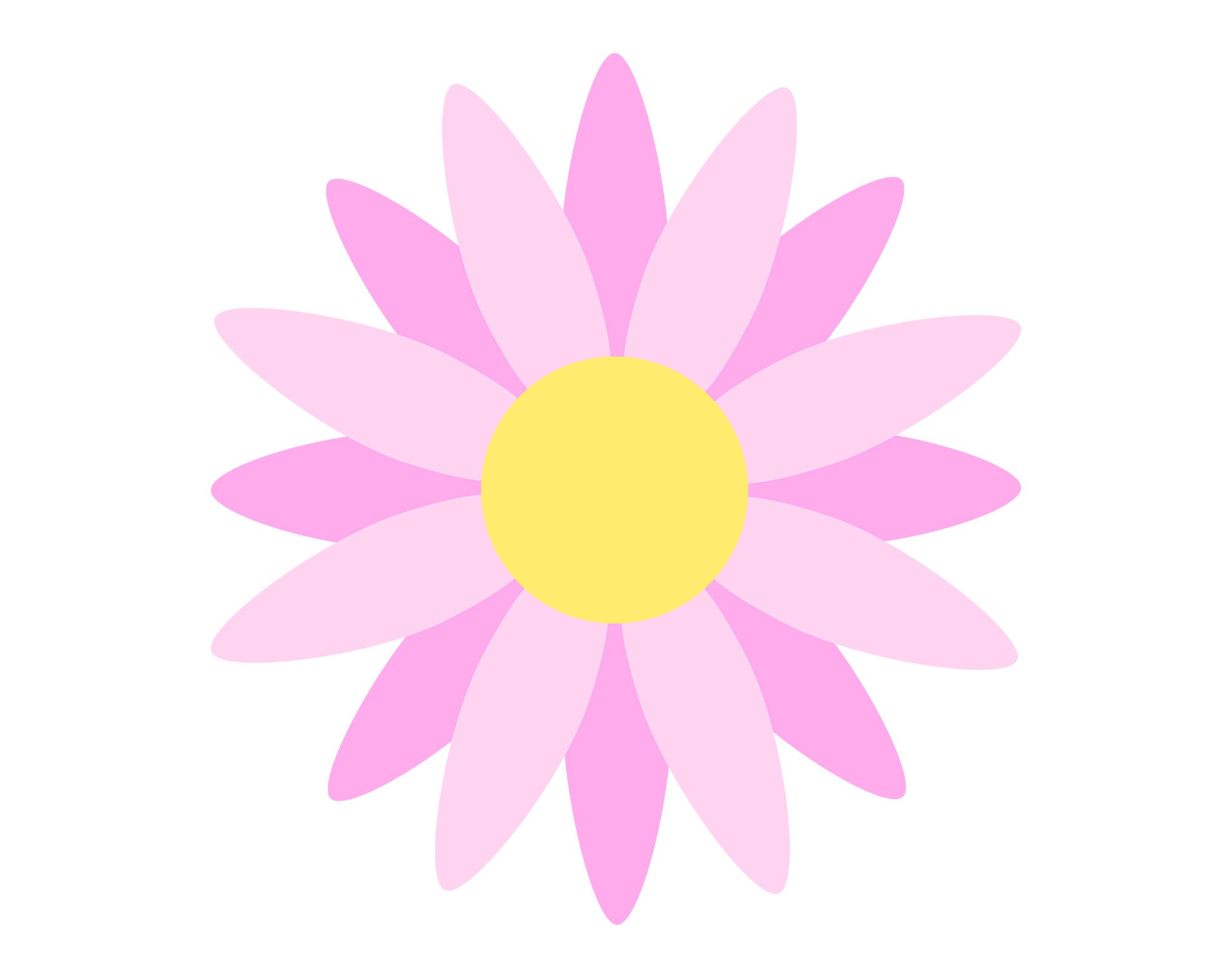 Simple Flower SVG | Etsy