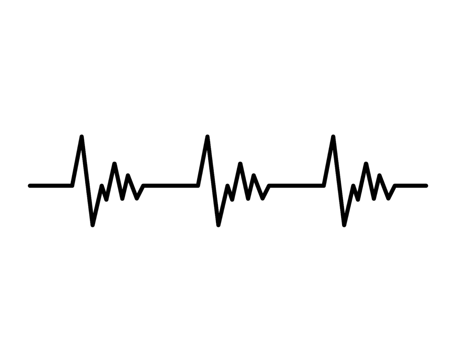 EKG Line SVG | Etsy
