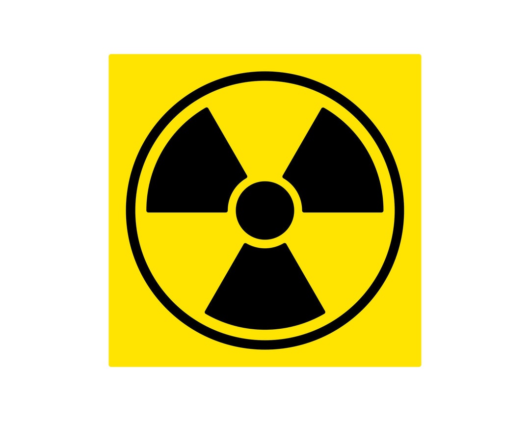 Radiation Sign SVG - Etsy