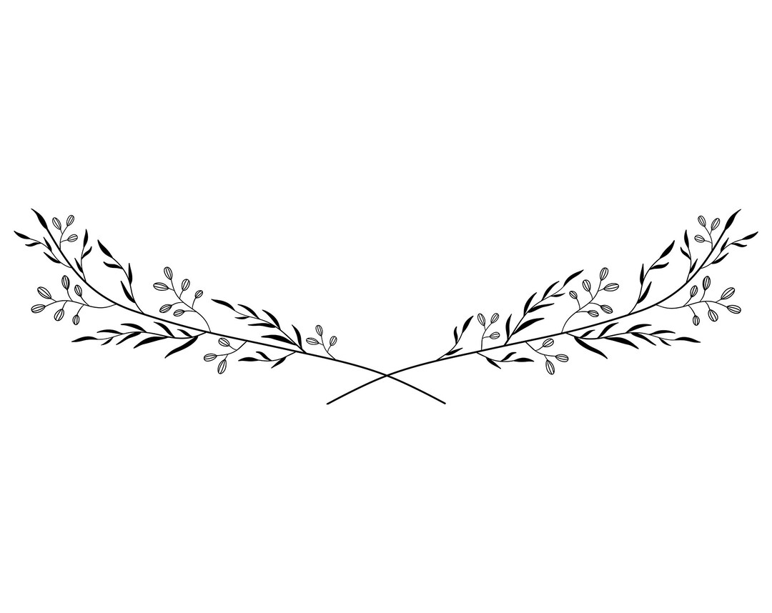 Floral Header 2 SVG - Etsy