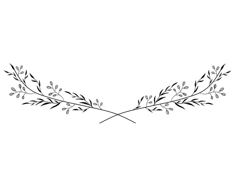 Floral Header 2 SVG - Etsy