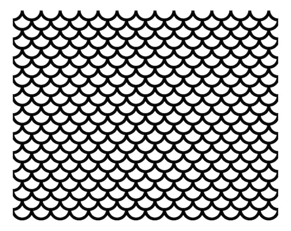 Mermaid Scale Pattern SVG - Etsy