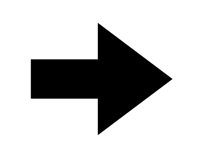 Simple Arrow SVG - Etsy