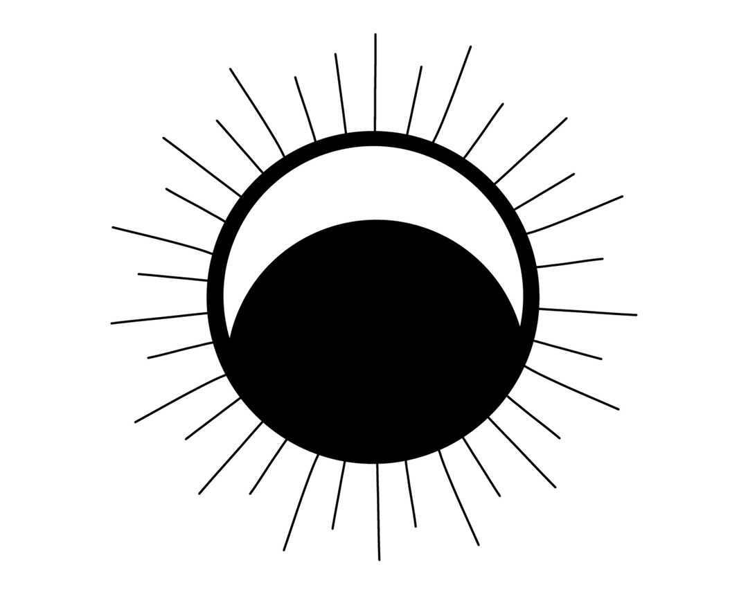 Celestial Eclipse SVG - Etsy