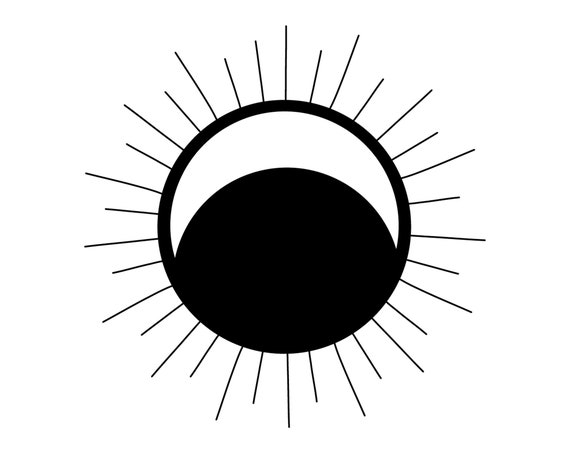 Celestial Eclipse SVG - Etsy Hong Kong