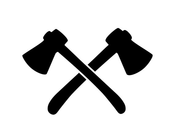 Crossed Axes SVG - Etsy