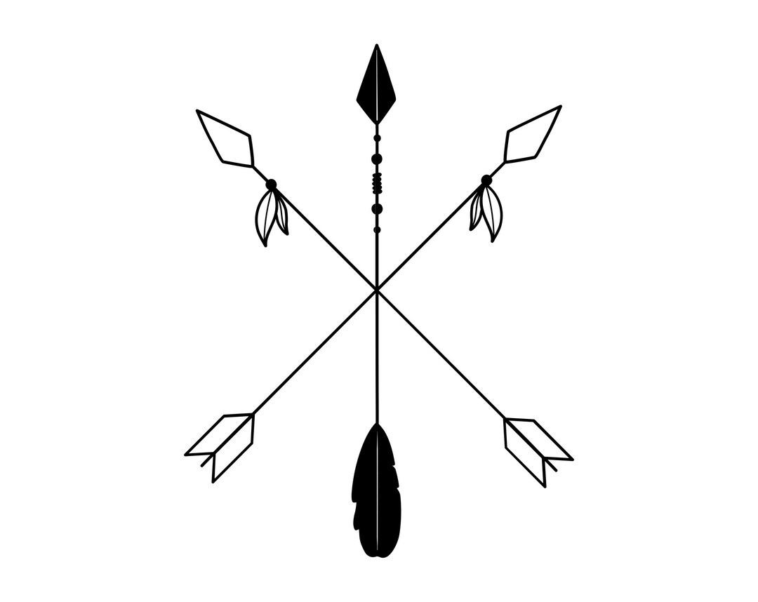 Crossed Arrows SVG - Etsy