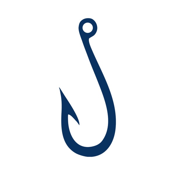Free Fish Hook Svg - Etsy