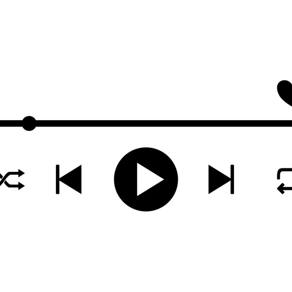 Music Player Svg - Etsy