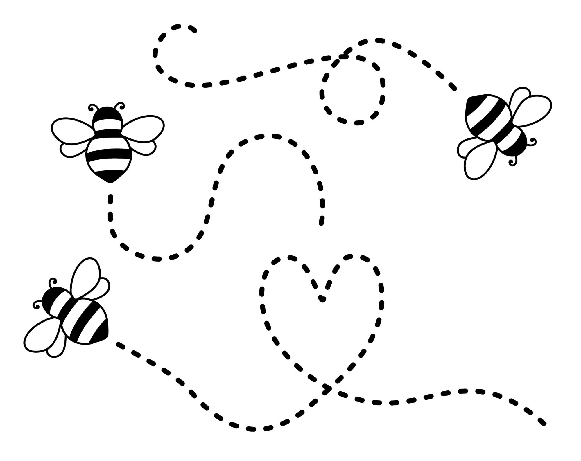 Bee Paths SVG - Etsy Australia