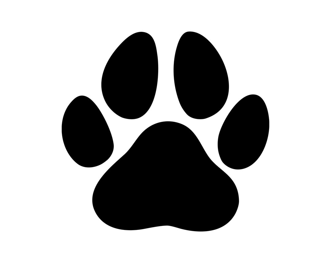 Dog Paw SVG - Etsy