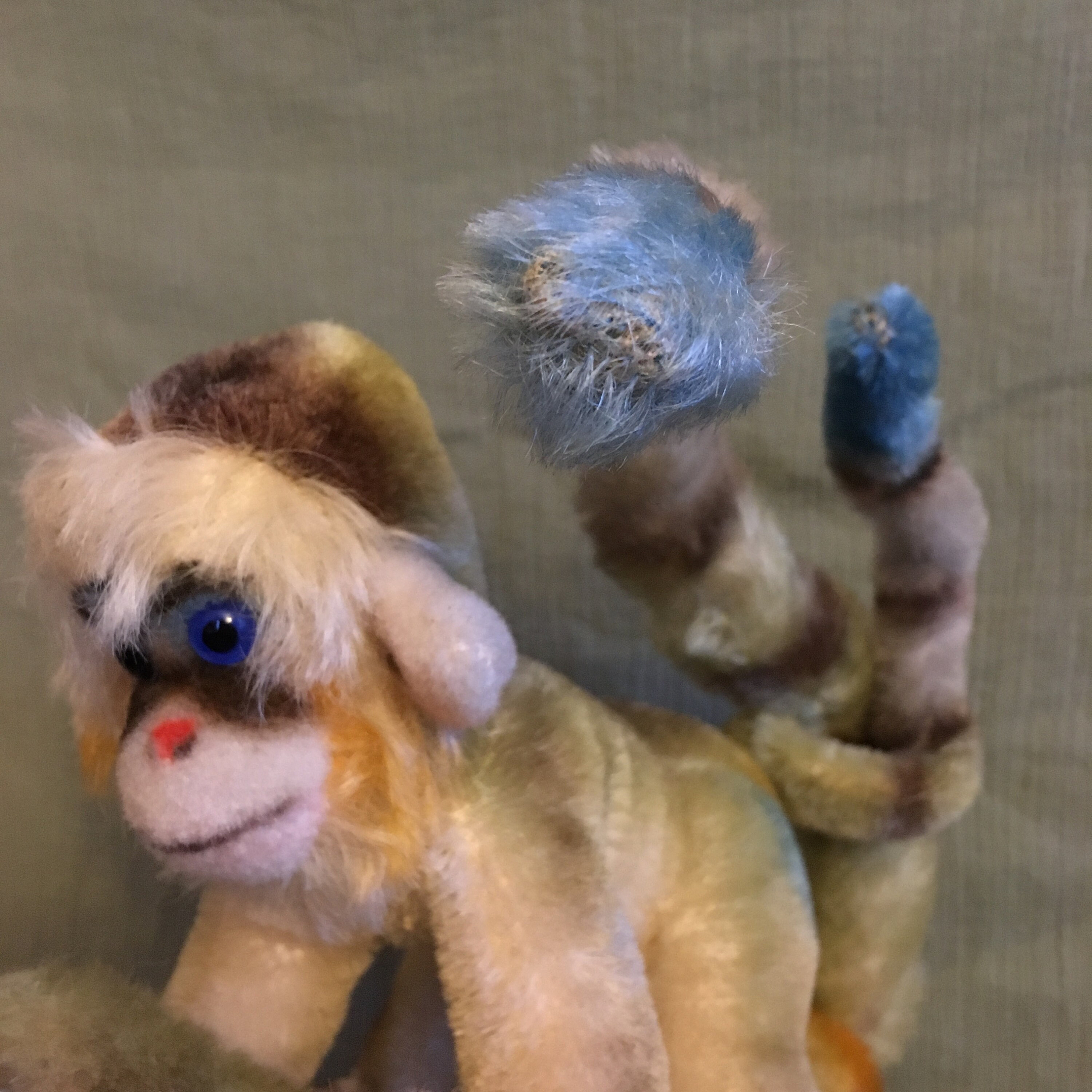 Vintage Steiff Mungo Monkey Pair, Mohair Plush, Mama and Baby, 1960s - Etsy