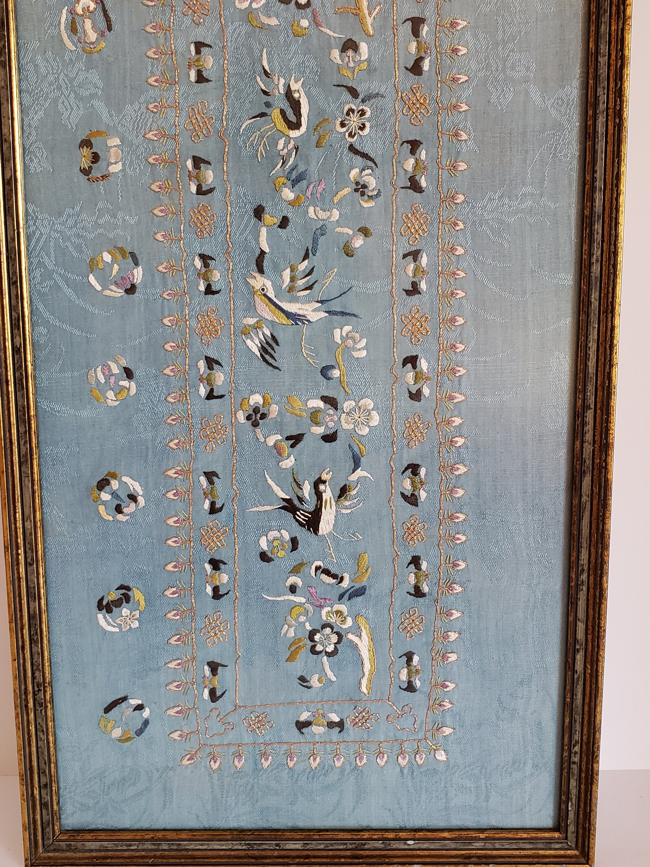 Antique Chinese Bird Embroidery - Etsy