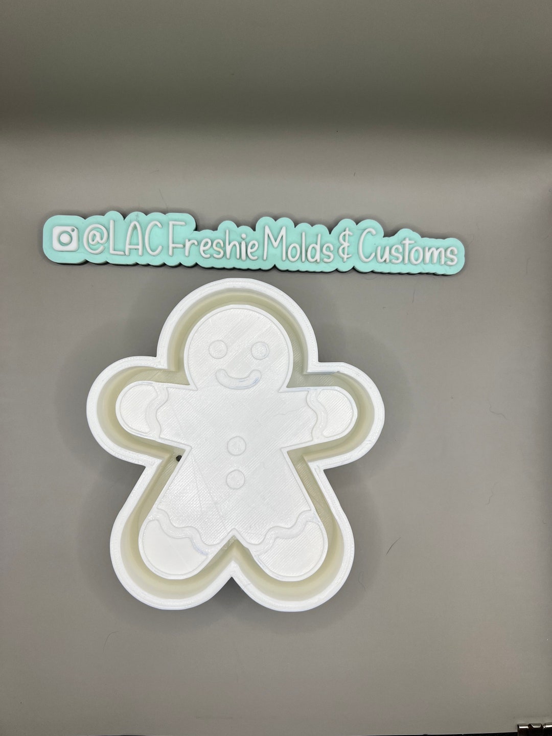 Gingerbread Man Silicone Freshie Mold - Etsy