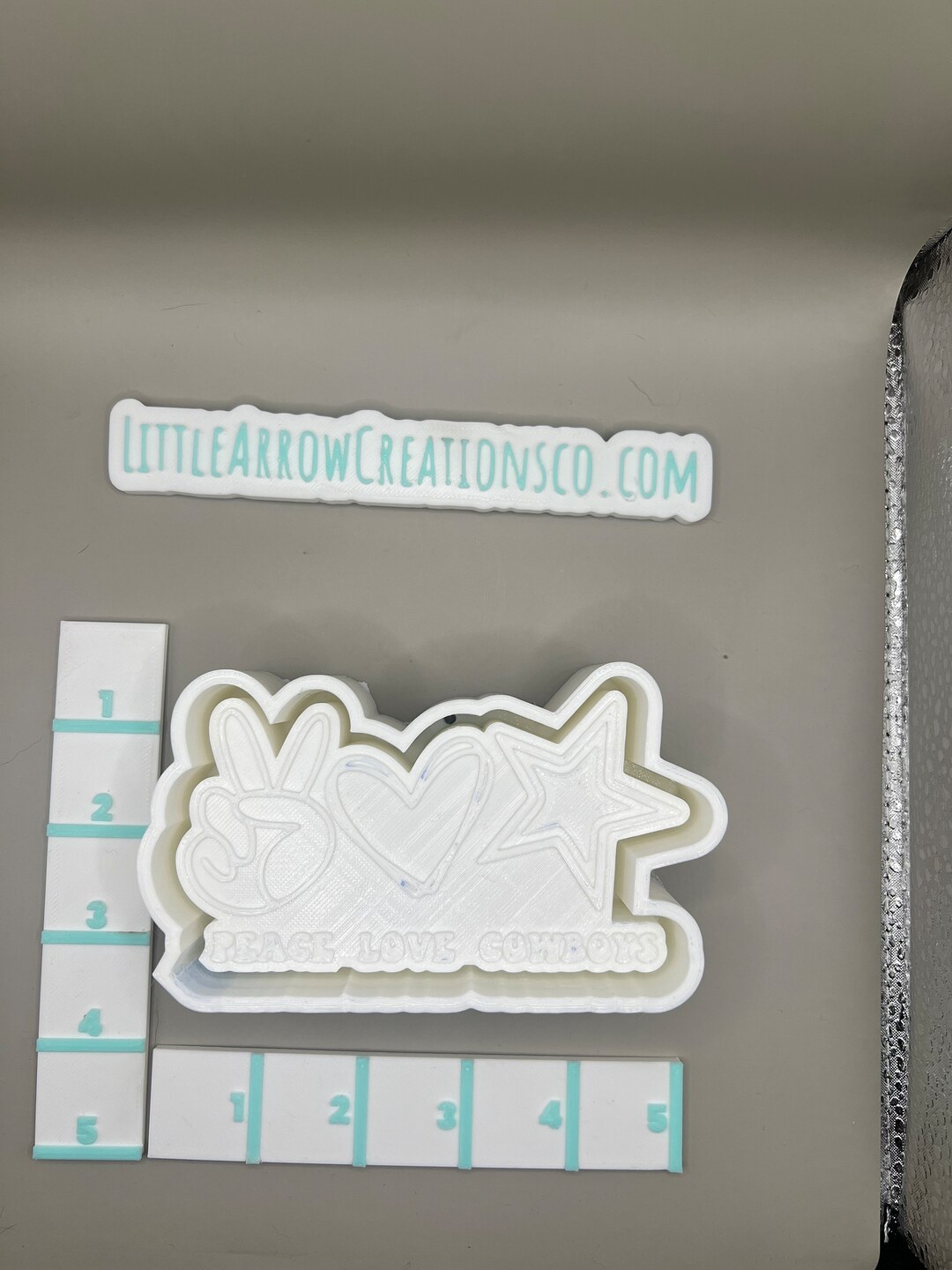 Peace Love Cowboys Silicone Car Freshie Mold - Etsy