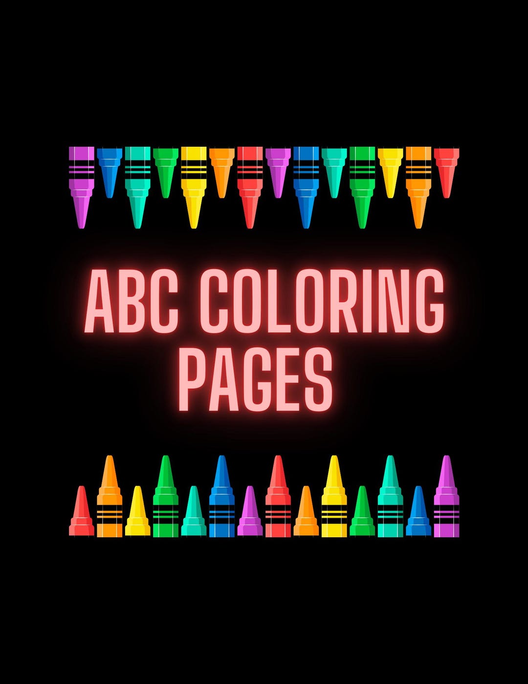 ABC Coloring Pages - Etsy