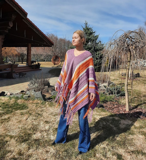 Soft Cuddly Poncho Cotton Poncho Summer Fall Poncho Women | Etsy