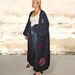 Boho Mohair Maxi Cardigan, Chunky Knit Wool Open Front Cardigan - Etsy