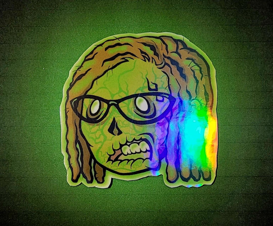 O'shade Glowing One Holographic Emote Sticker - Etsy