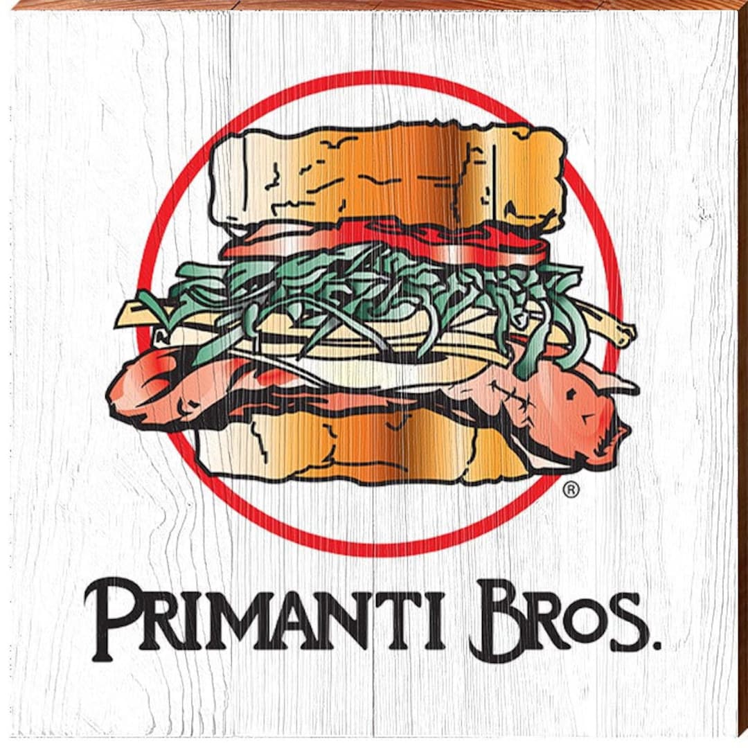 Primanti Bros. Sandwich Logo Real Wood Sign - Etsy