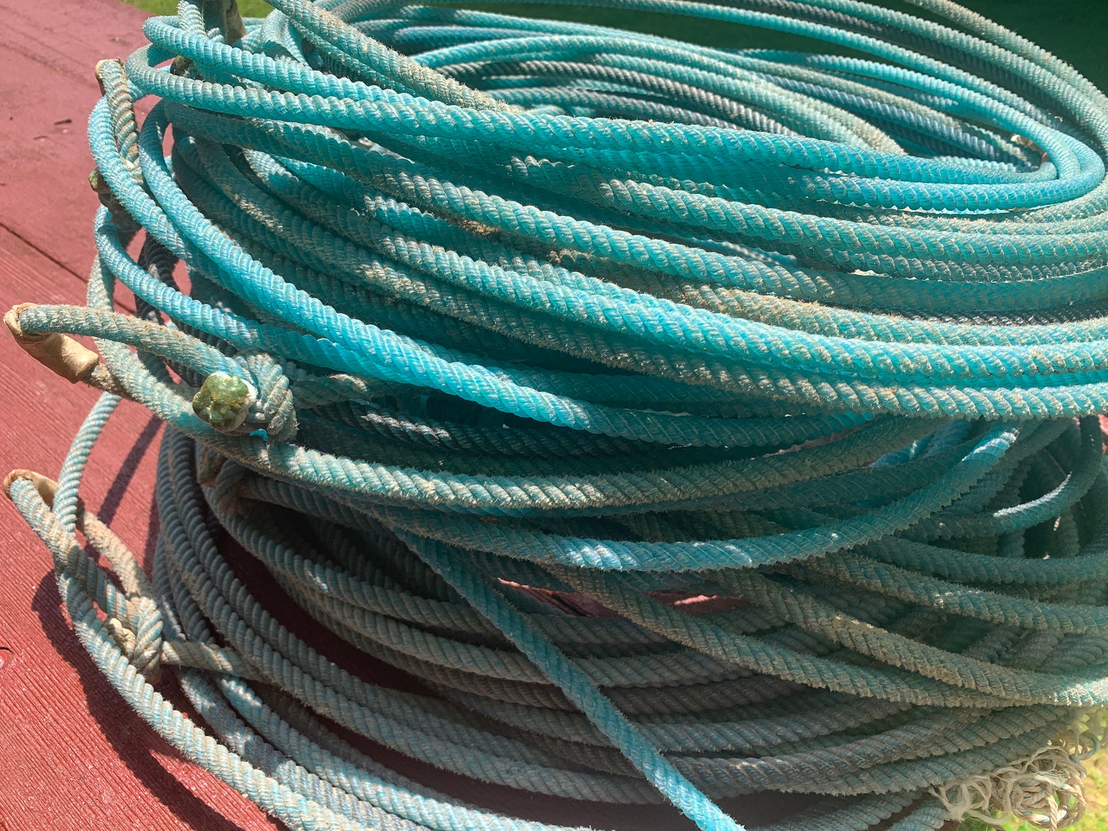 Real Used Cowboy Lariat-lasso Rope-western Decor-farmhouse Decor-rope ...