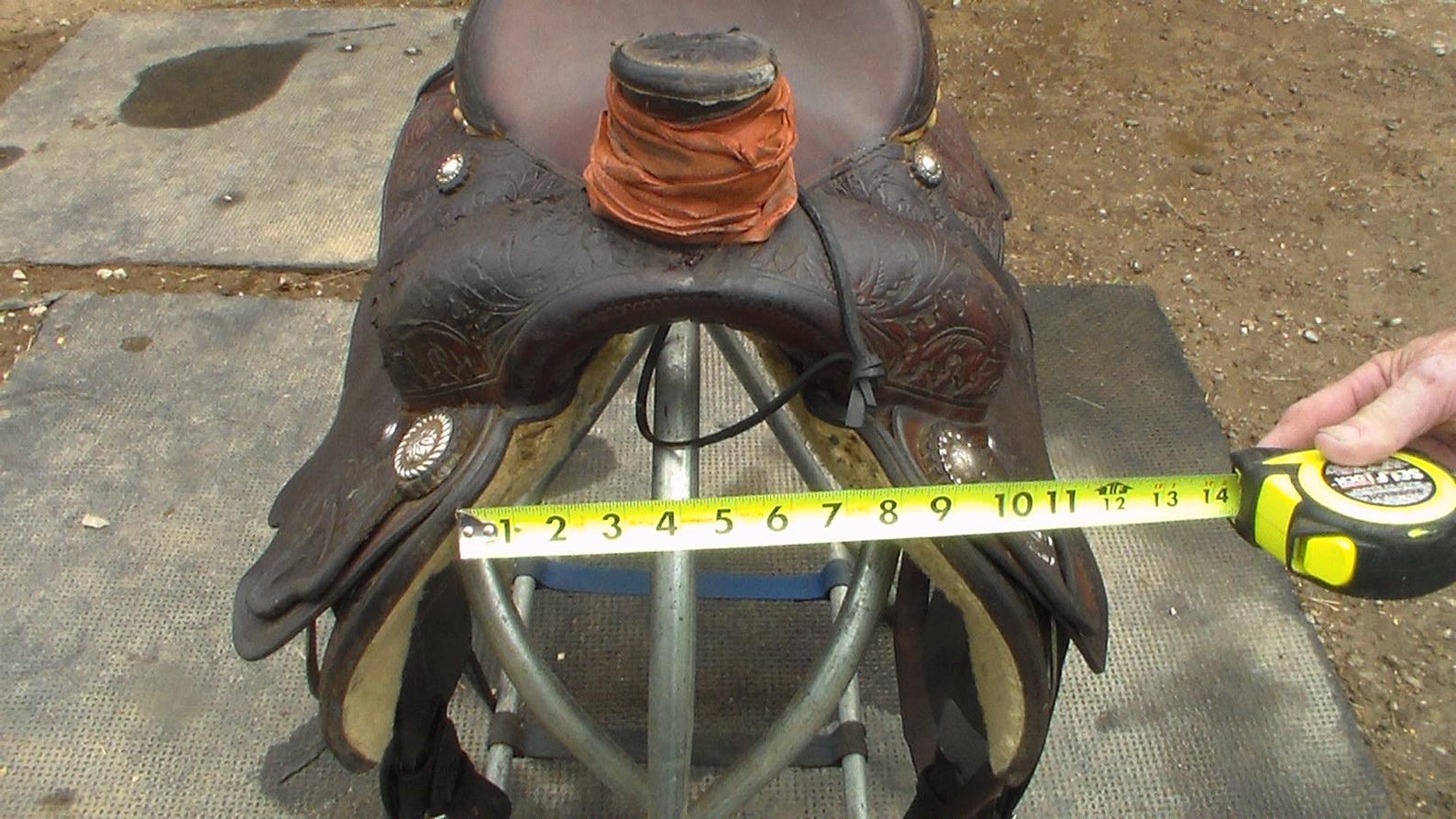 Authentic Leather Saddle- Roping Saddle- Western Décor- Western Home ...