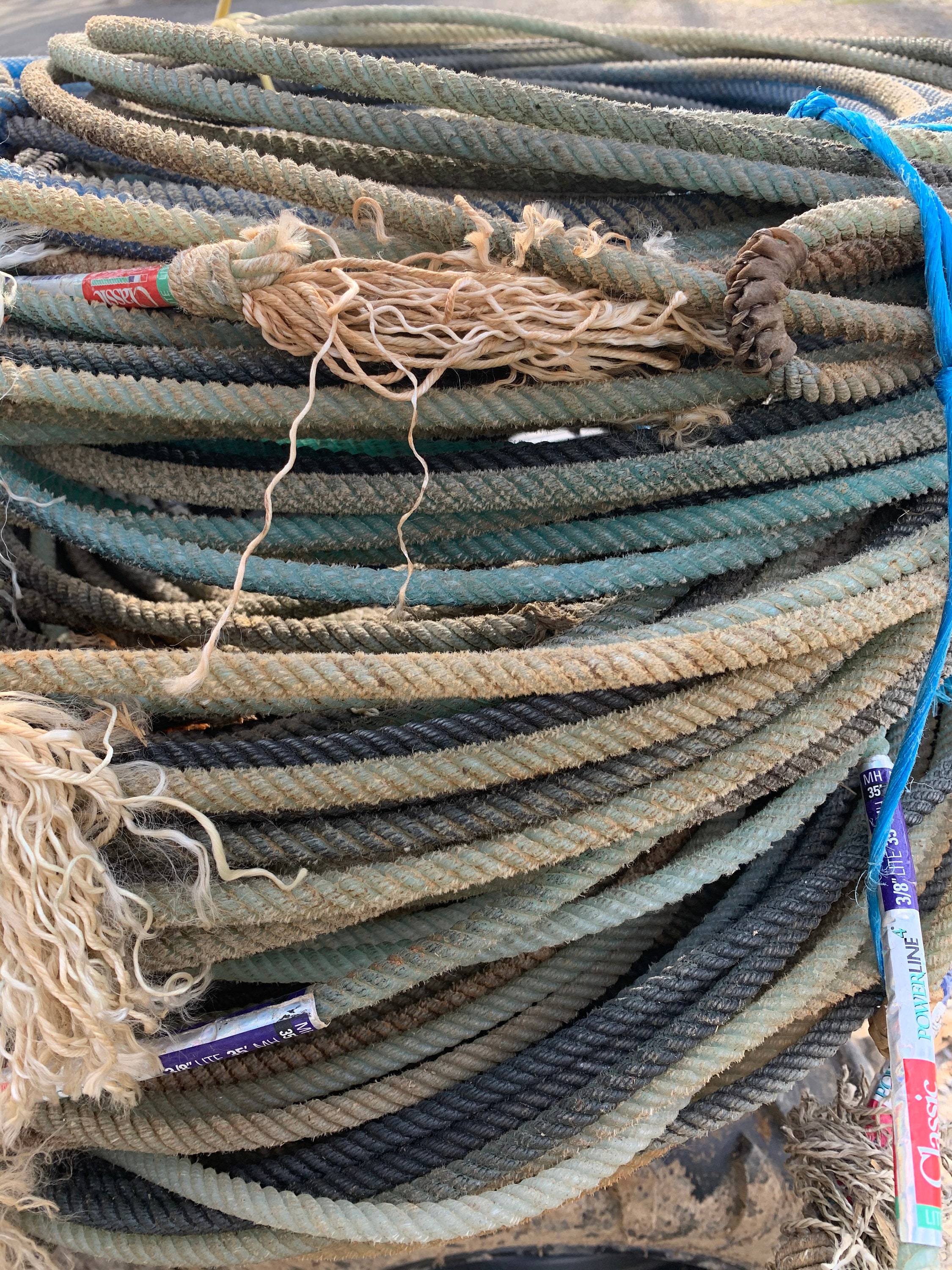 Real Used Cowboy Lariat-Lasso Rope-Western Decor-Farmhouse | Etsy