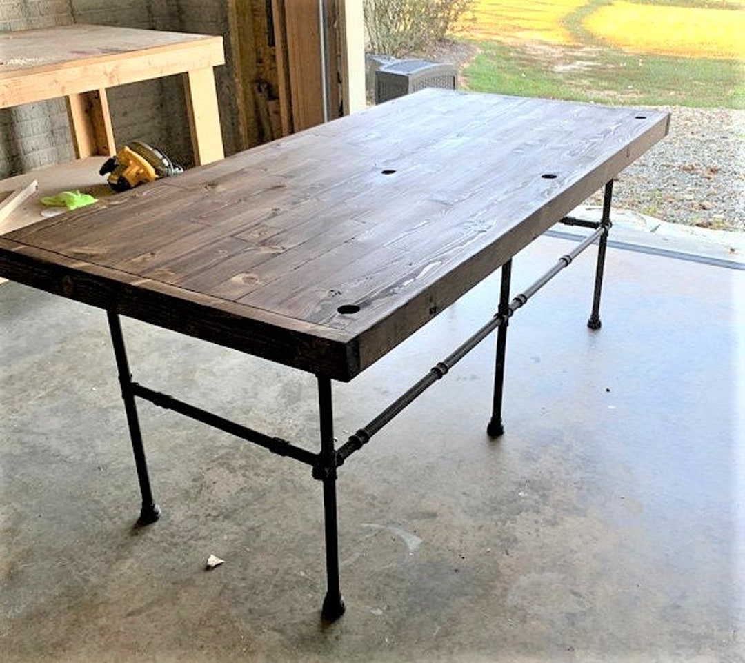 Set of Bar Table Legs With a Crossbar 44L X 16W X 28H ,heavy Duty ...
