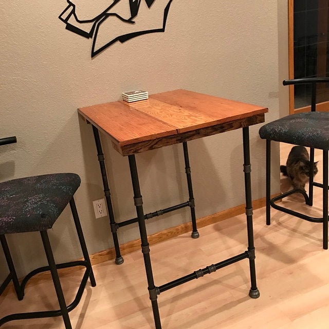 DIY Industrial Black Pipe Table Legs Black Steel Pipe Coffee | Etsy