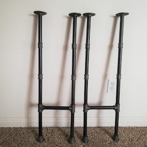 Pipe Legs KIT for Tabletop,industrial Iron Pipe Legs, Legs, Table ...