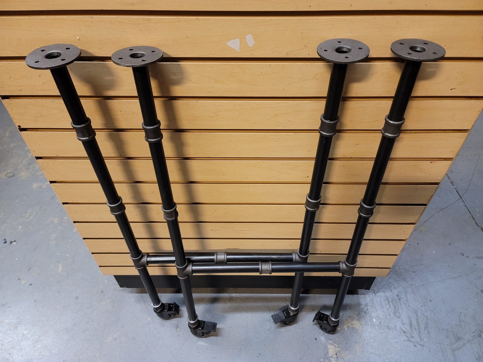 Table Legs With Wheels 25and 4 Locking Mechanismsurban - Etsy