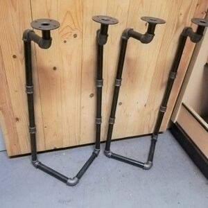 Black Pipe Legs Pipe Table Base Metal Table Legs Industrial - Etsy