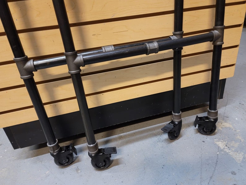 Table Legs With Wheels 25and 4 Locking Mechanismsurban - Etsy