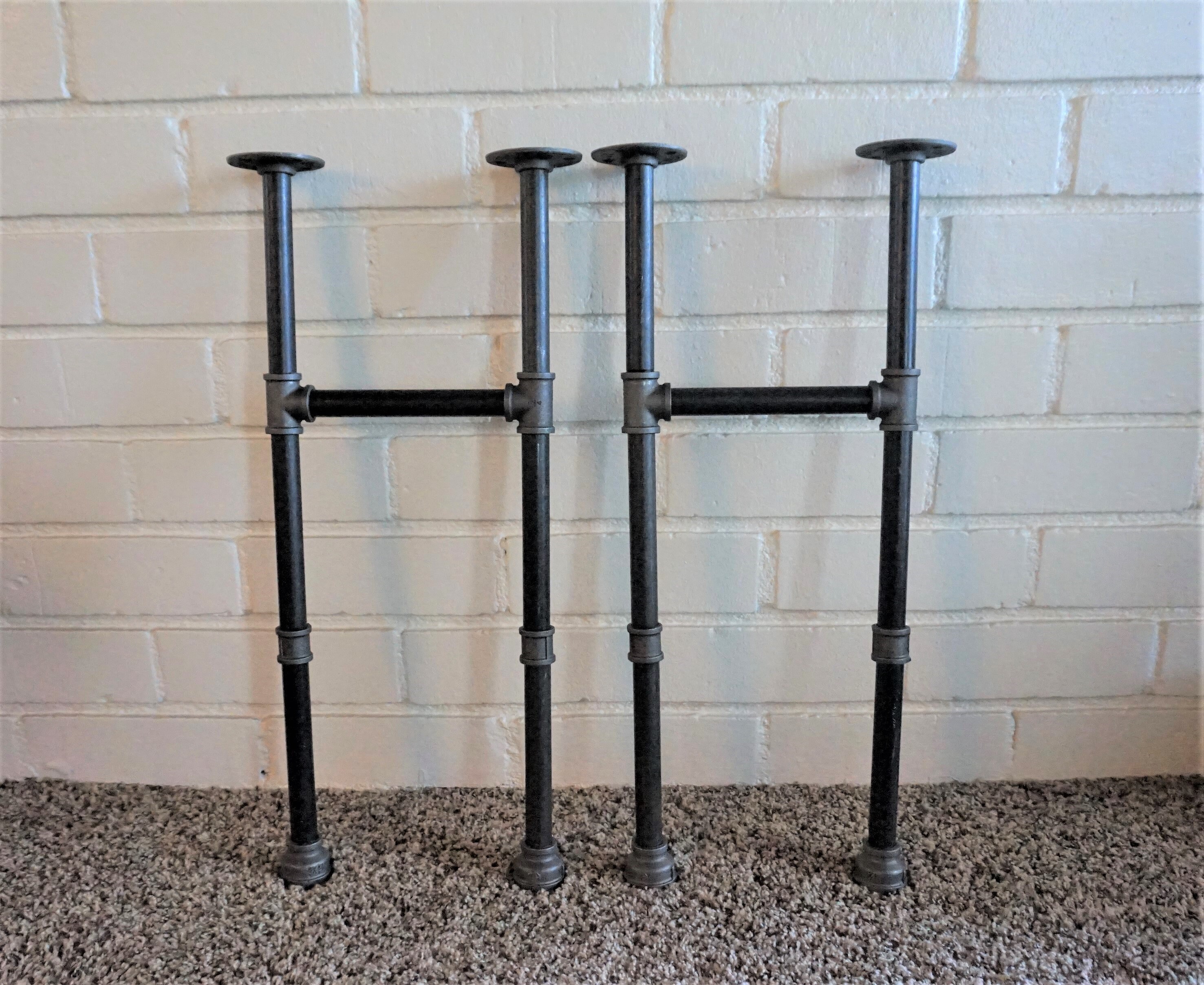 Black Pipe Table Legs KITIndustrial Iron LegsTable Legs | Etsy