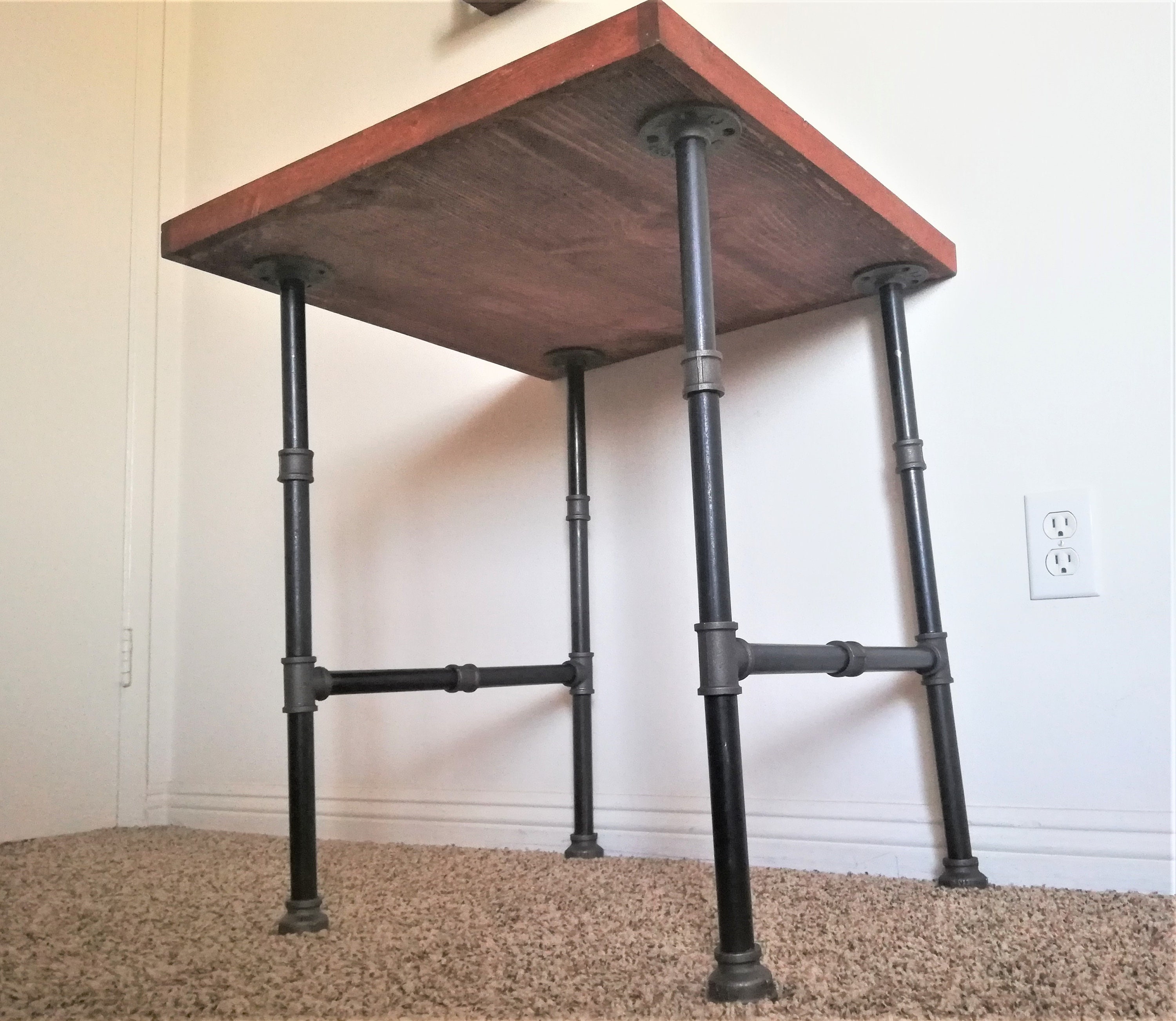 Industrial Pipe Decor Table Leg Set Rustic Table Table Base - Etsy