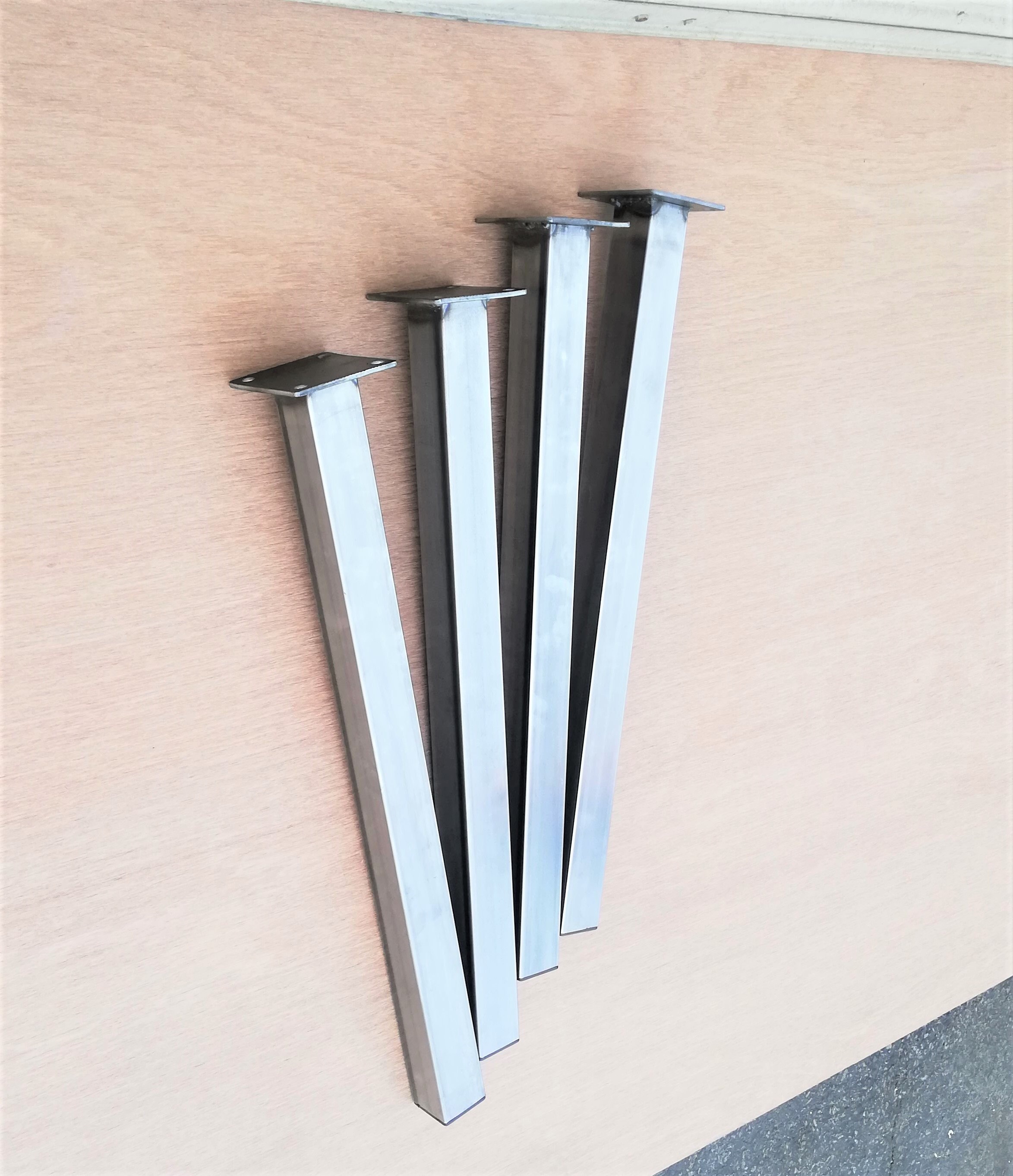 Square 2x 2metal Table Legstable Legsindustrial - Etsy