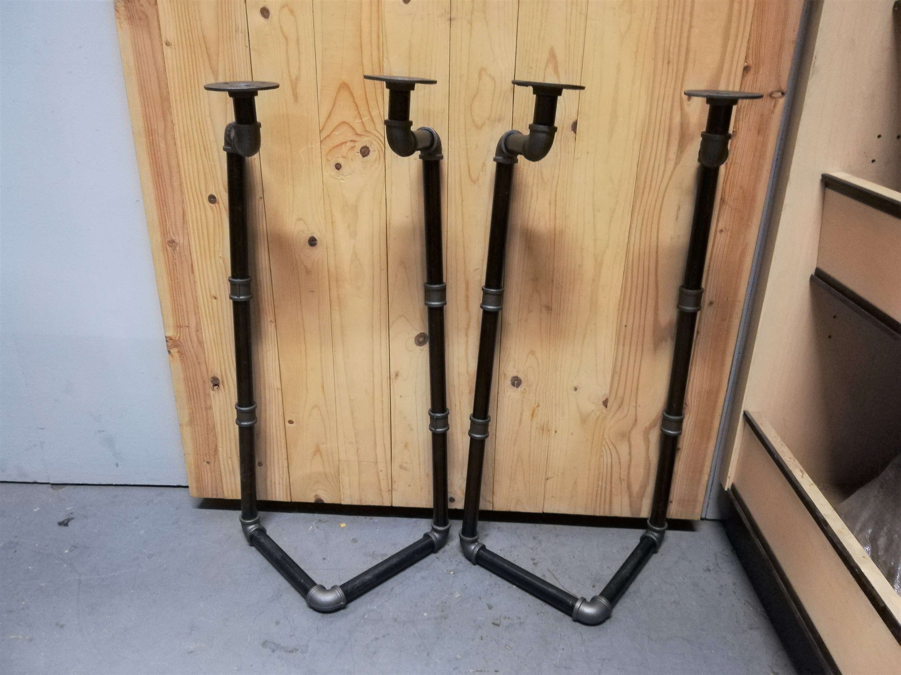Black Pipe Legs Pipe Table Base Metal Table Legs Industrial - Etsy