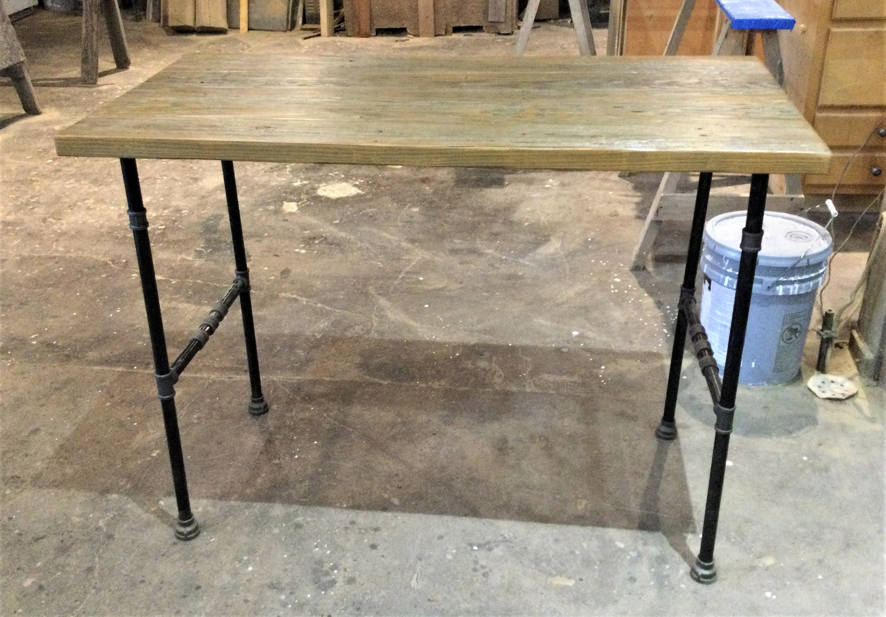Dining Table Legs,black Industrial Pipe Decor Table Legs,metal Table ...