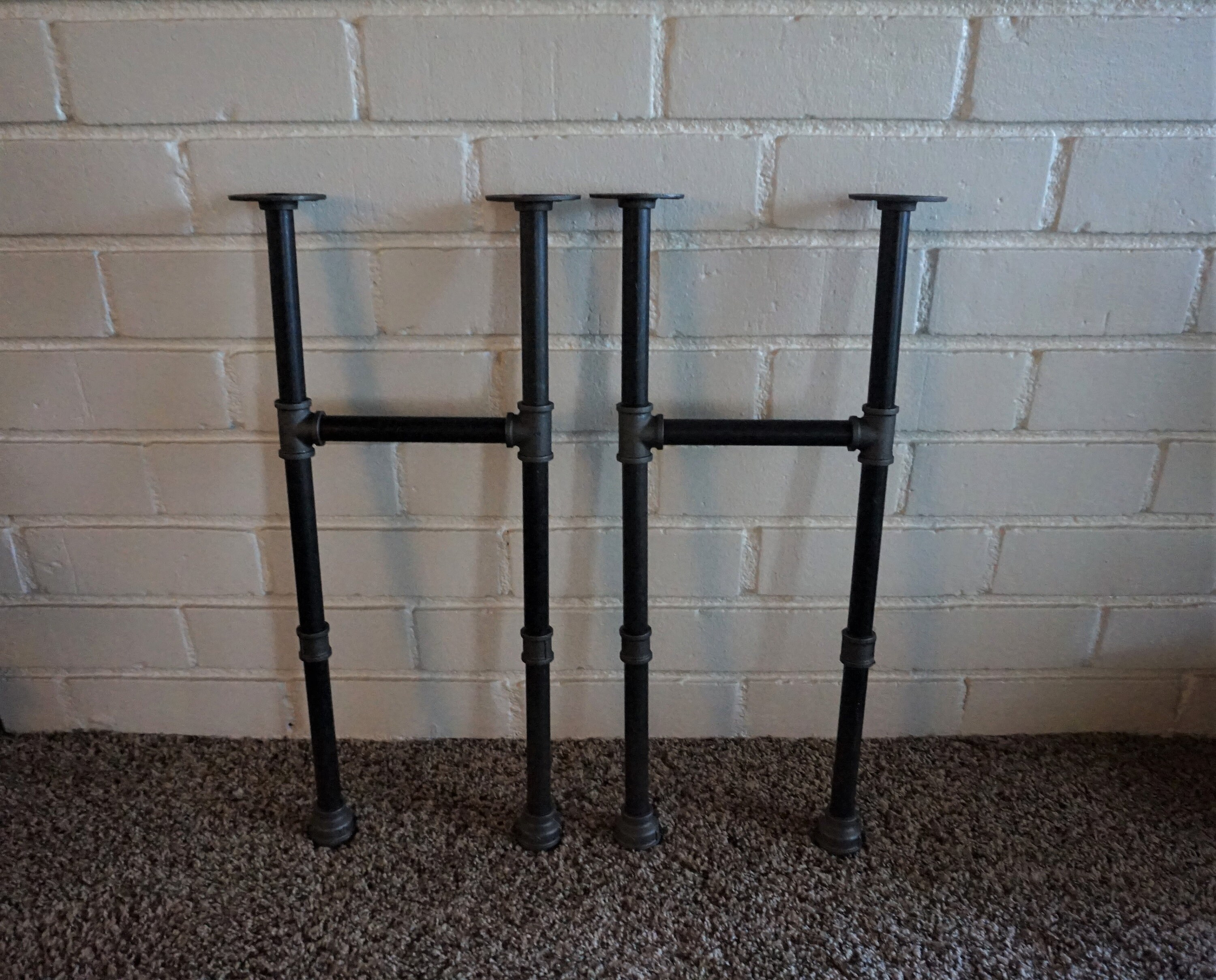 Industrial Table Legspipe Table Legs Kitindustrial Iron - Etsy