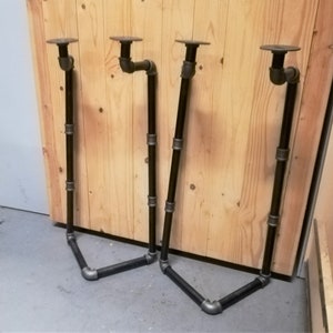 Black Pipe Legs Pipe Table Base Metal Table Legs Industrial - Etsy