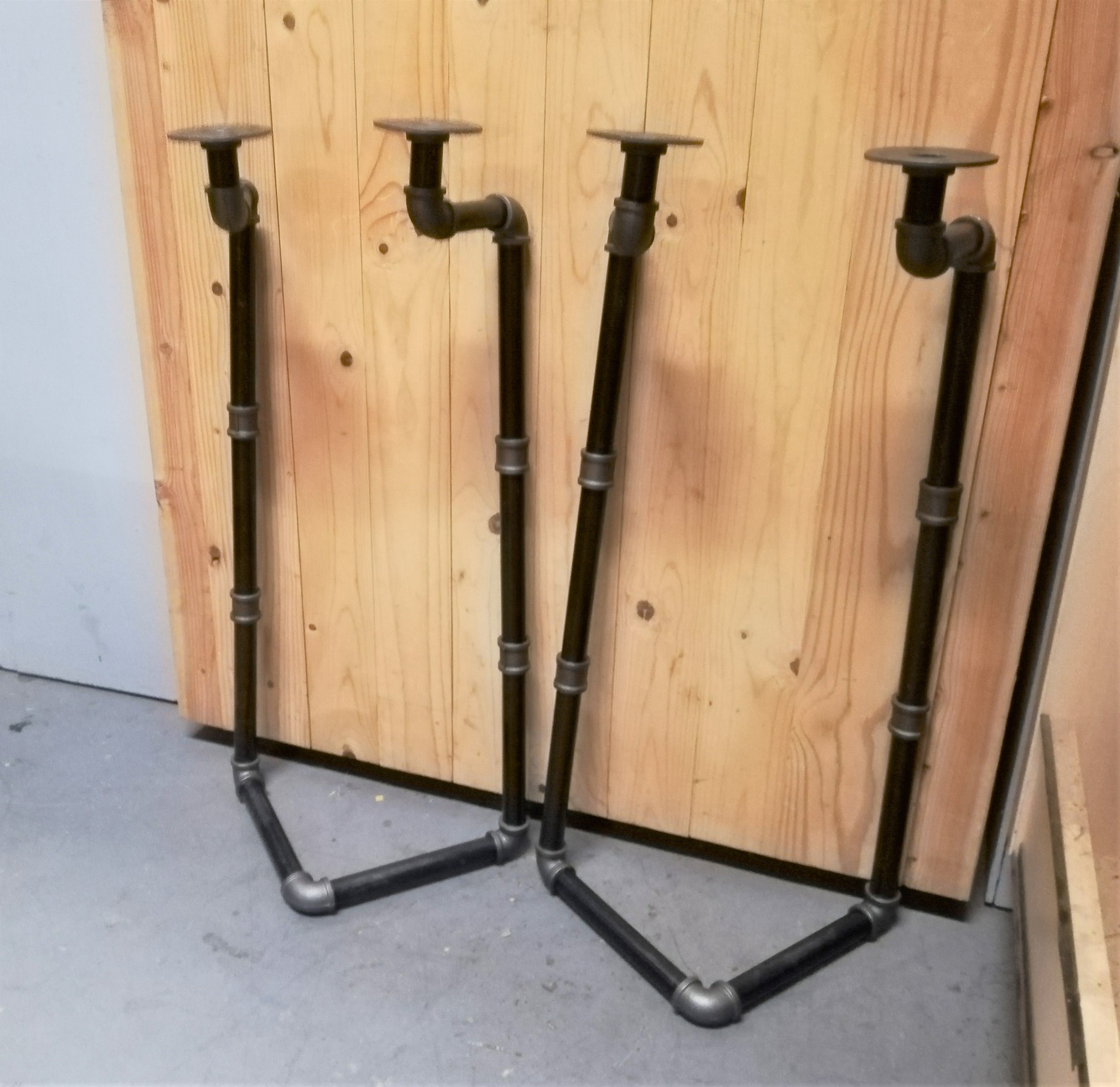 Black Pipe Legs Pipe Table Base Metal Table Legs Industrial - Etsy
