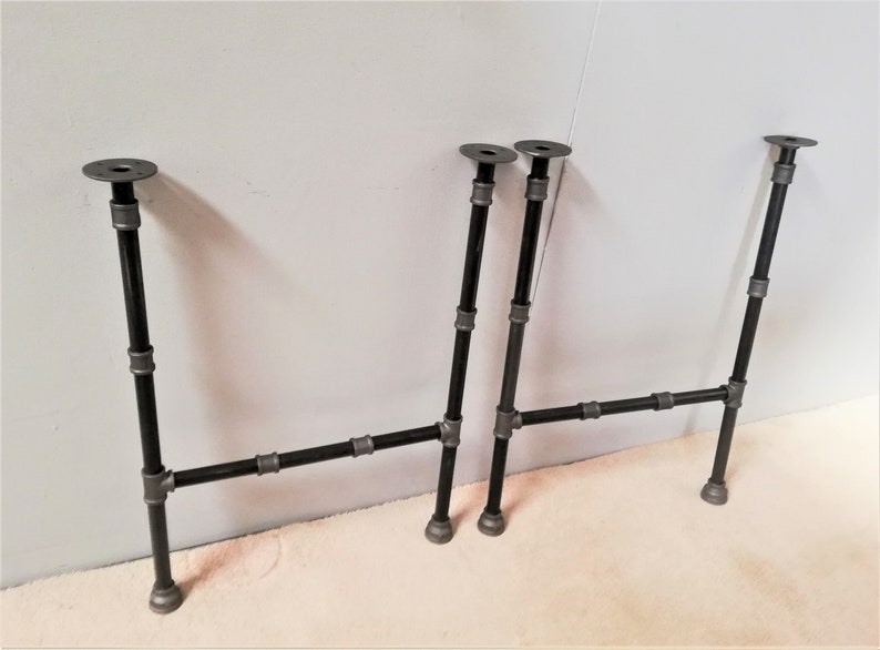 Metal Black Table Legsdining Table Supportblack Pipe Table - Etsy